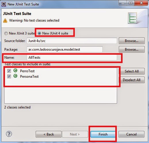 El Lado Oscuro De Java Junit ¿como Crear Un Test Suite Con El Wizard