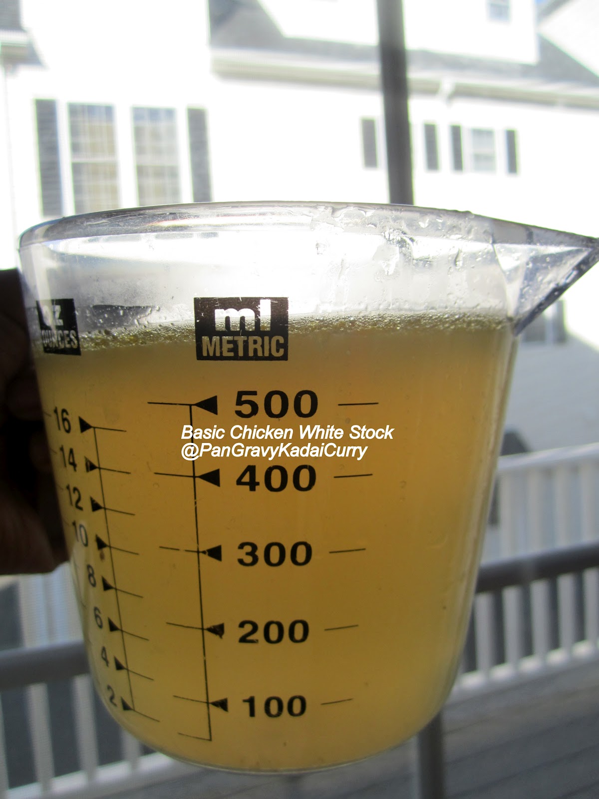 Pan Gravy Kadai Curry: Basic "White" Chicken Stock