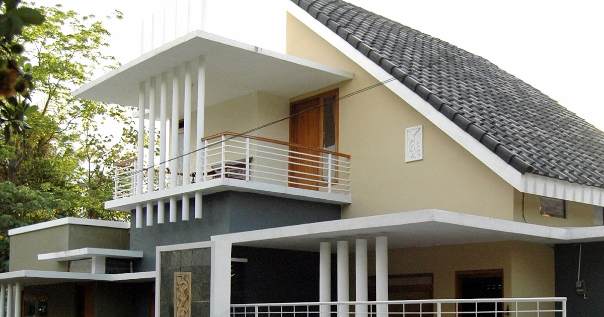 Konsep Terkini 10+ Rumah Minimalis Bertingkat Atap Miring