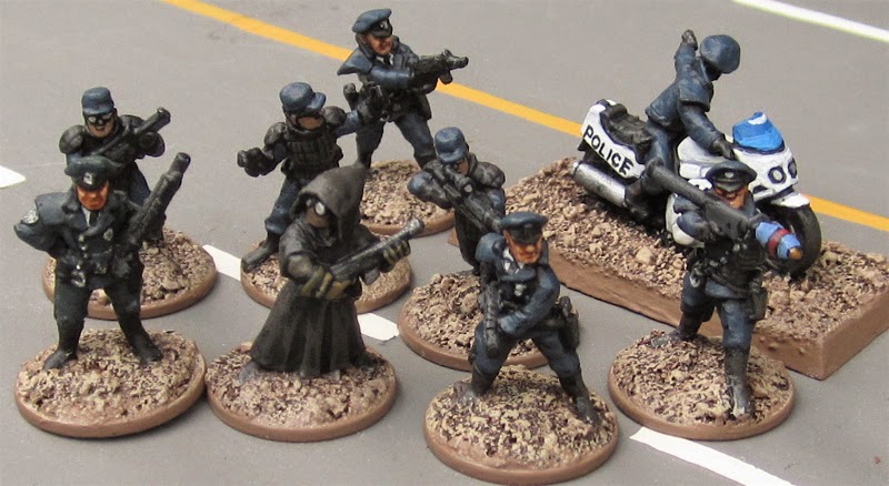 Tim's Miniature Wargaming Blog: Dark Future Cops