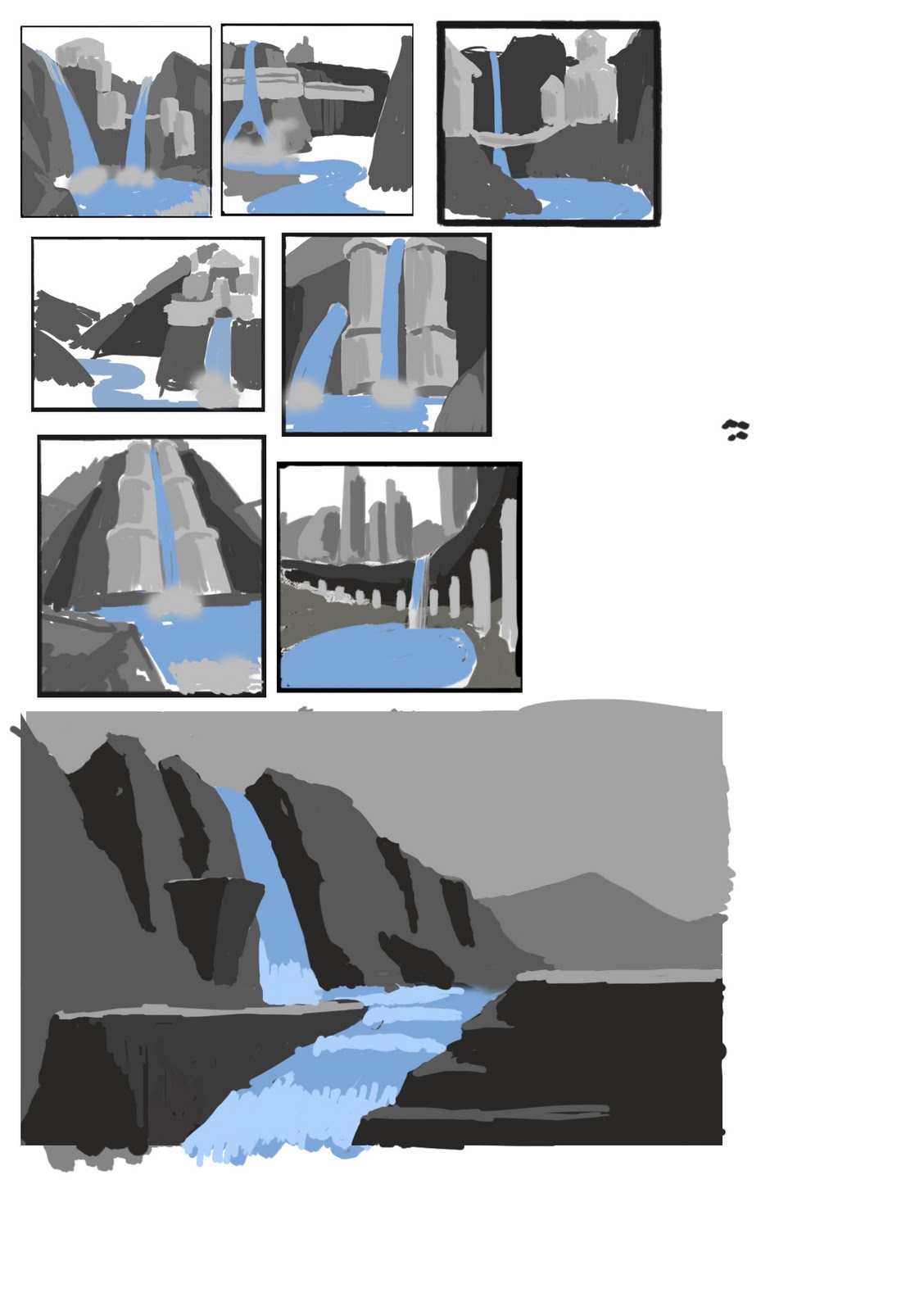 Derek's Art: My first matte painting