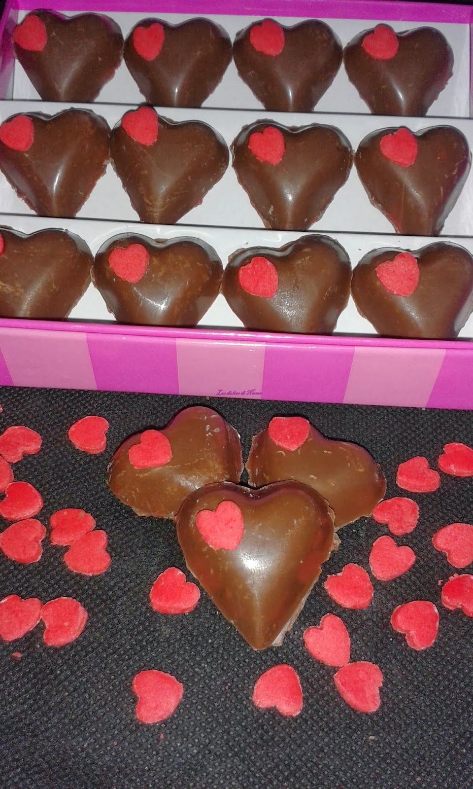LOS DULCES DE NIEVES: BOMBONES DE GANACHE DE CHOCO BLANCO Y CROCANTI DE ...
