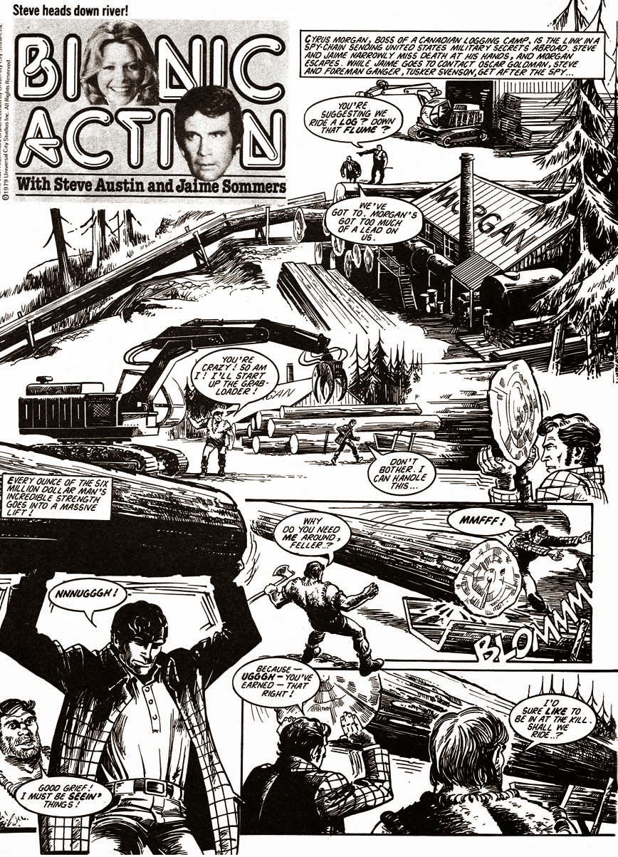British Comic Art: Bionic Action