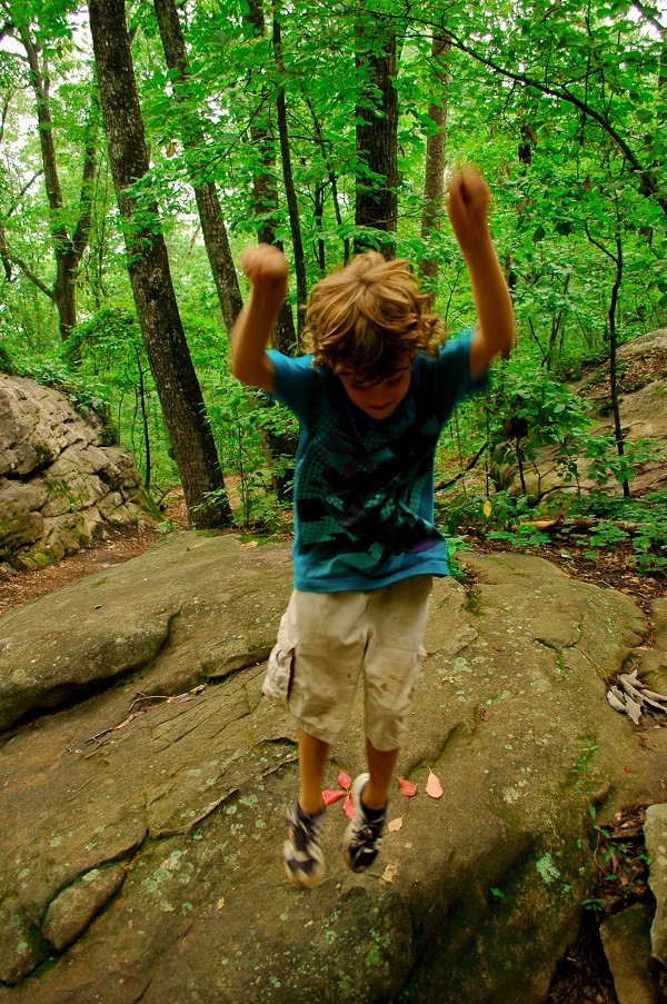 One State, Two Boys: Moss Rock Preserve - Hoover, Alabama - July 15, 2011