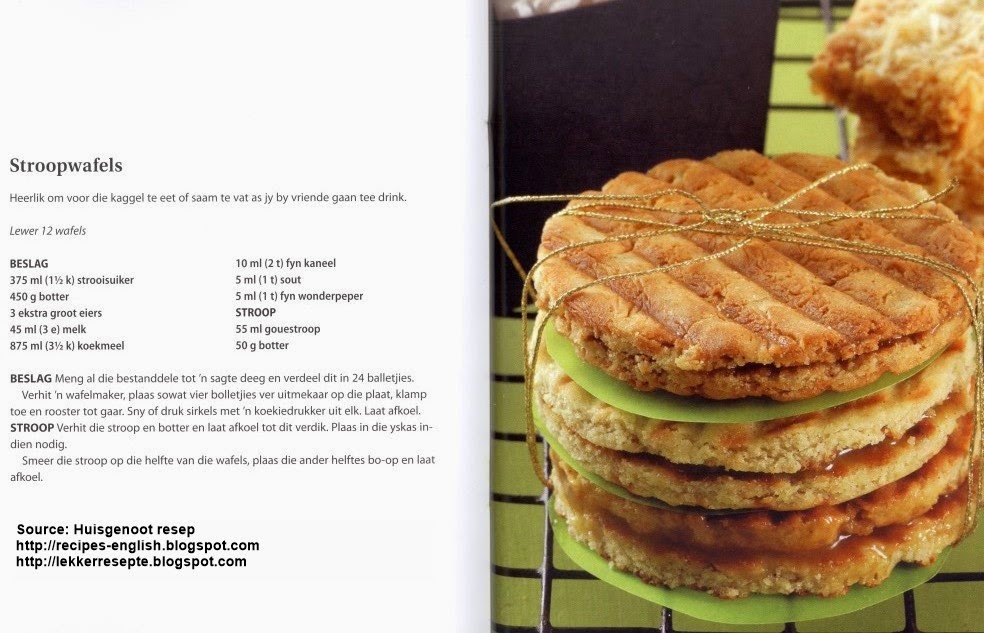 Lekker Resepte : Nageregte vir die Kerstyd