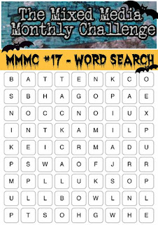 Astrid's Artistic Efforts: Mixed Media Word search