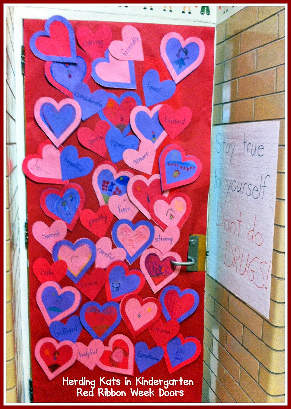 Herding Kats in Kindergarten: Red Ribbon Week Doors!