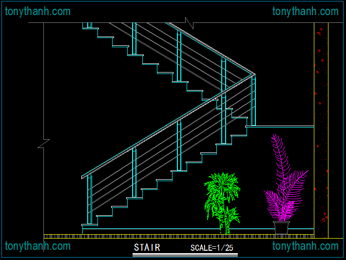 Railing Cad Block Design Free Download Autocad Dwg