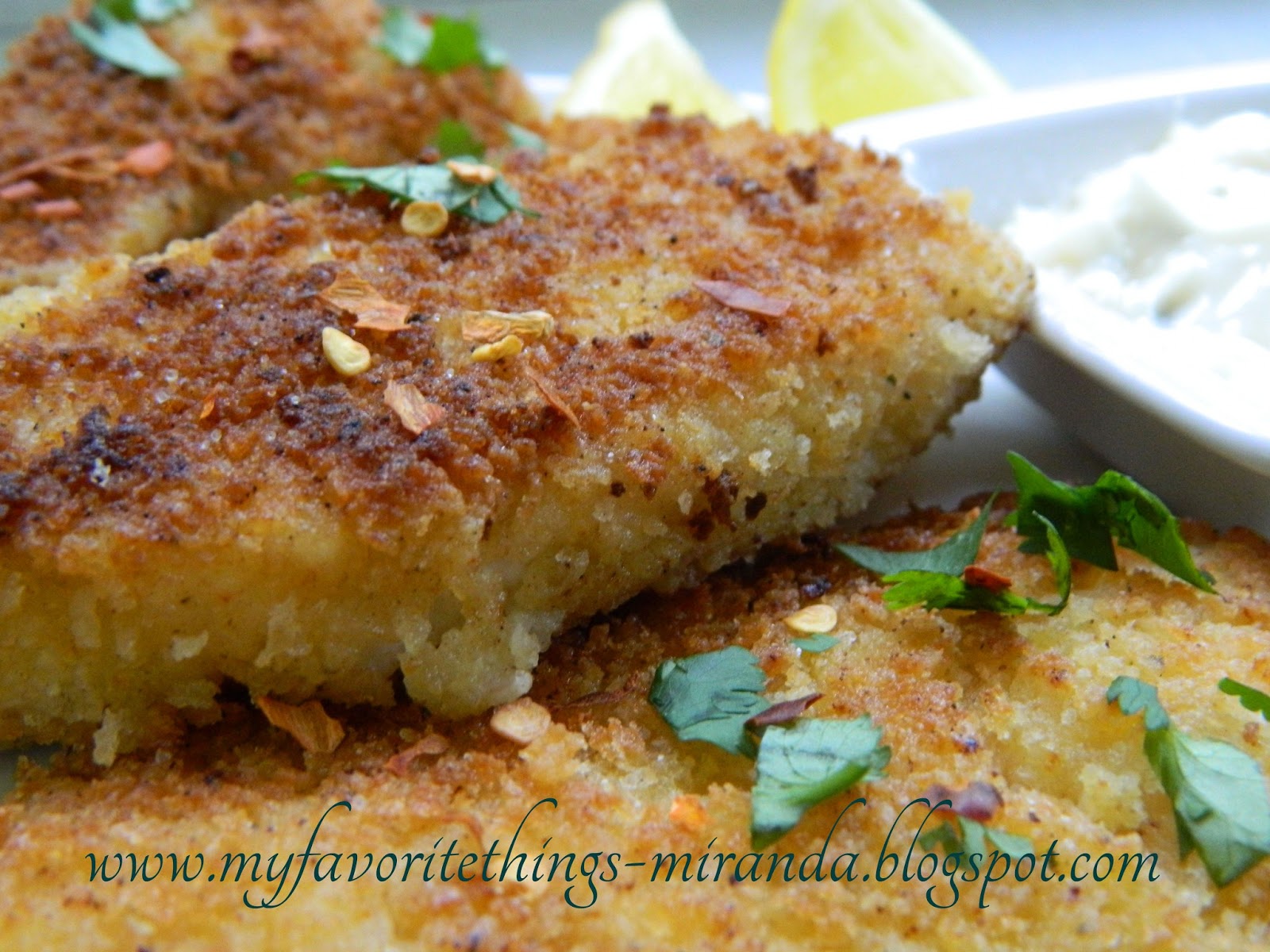 Panko Crusted Fish Sticks