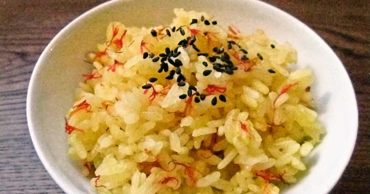 Recipes for Tom: Benibana gohan / steamed rice with safflower petals