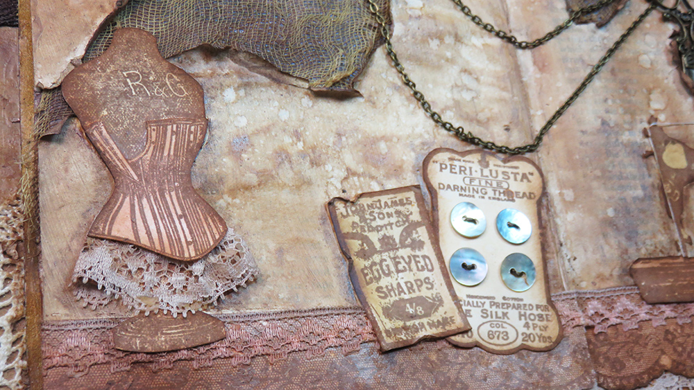 PaperArtsy: 2017 #18 Torn, Ripped, Burnt: Sewing Art Journal with HP ...