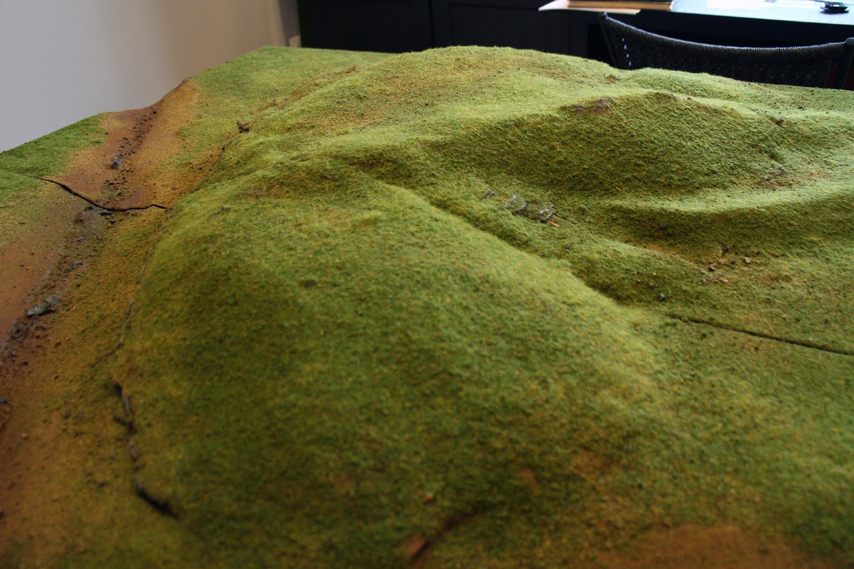 1000 Foot General: Making Terrain Boards Part 6: Grass and Vegetation