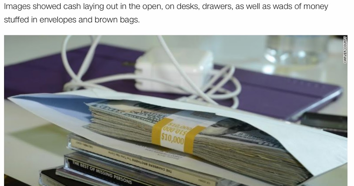 Althouse: "Images showed cash laying out in the open, on desks, drawers ...