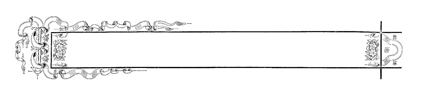 Digital Stamp Design: Free Frame Digital Stamp: Antique Illustration of ...