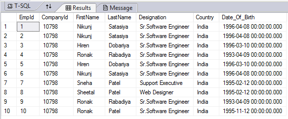 SQL Server | Remove Duplicate Records From Table Using CTE | Codingvila