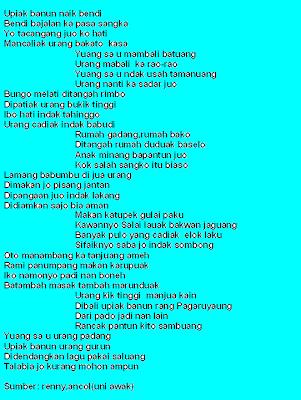 Pantun Minang - AGAM MEDIA INFO