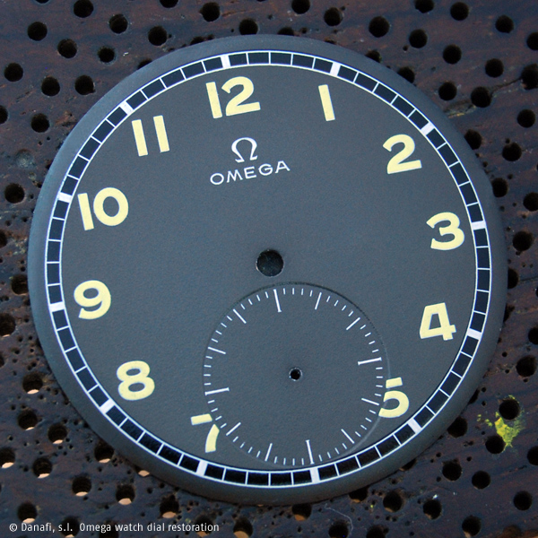 Watch repair and restoration: Omega wach dail restoration with ...