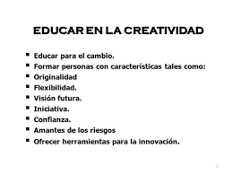 Cómo ser un docente creativo.-