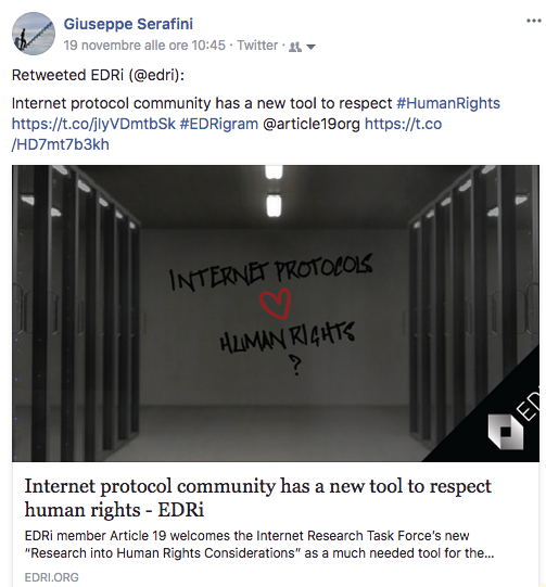 News Juribus: Internet Research Task Force (IRTF) - Request for ...