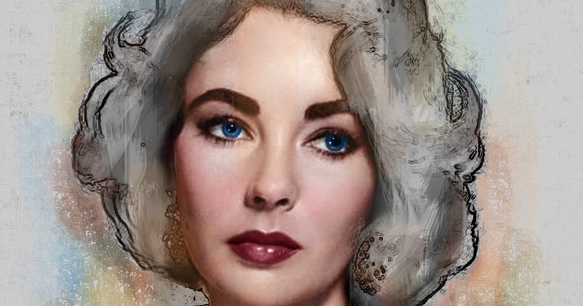 Colors for a Bygone Era: Elizabeth Taylor (1932-2011) ca 1955 ...