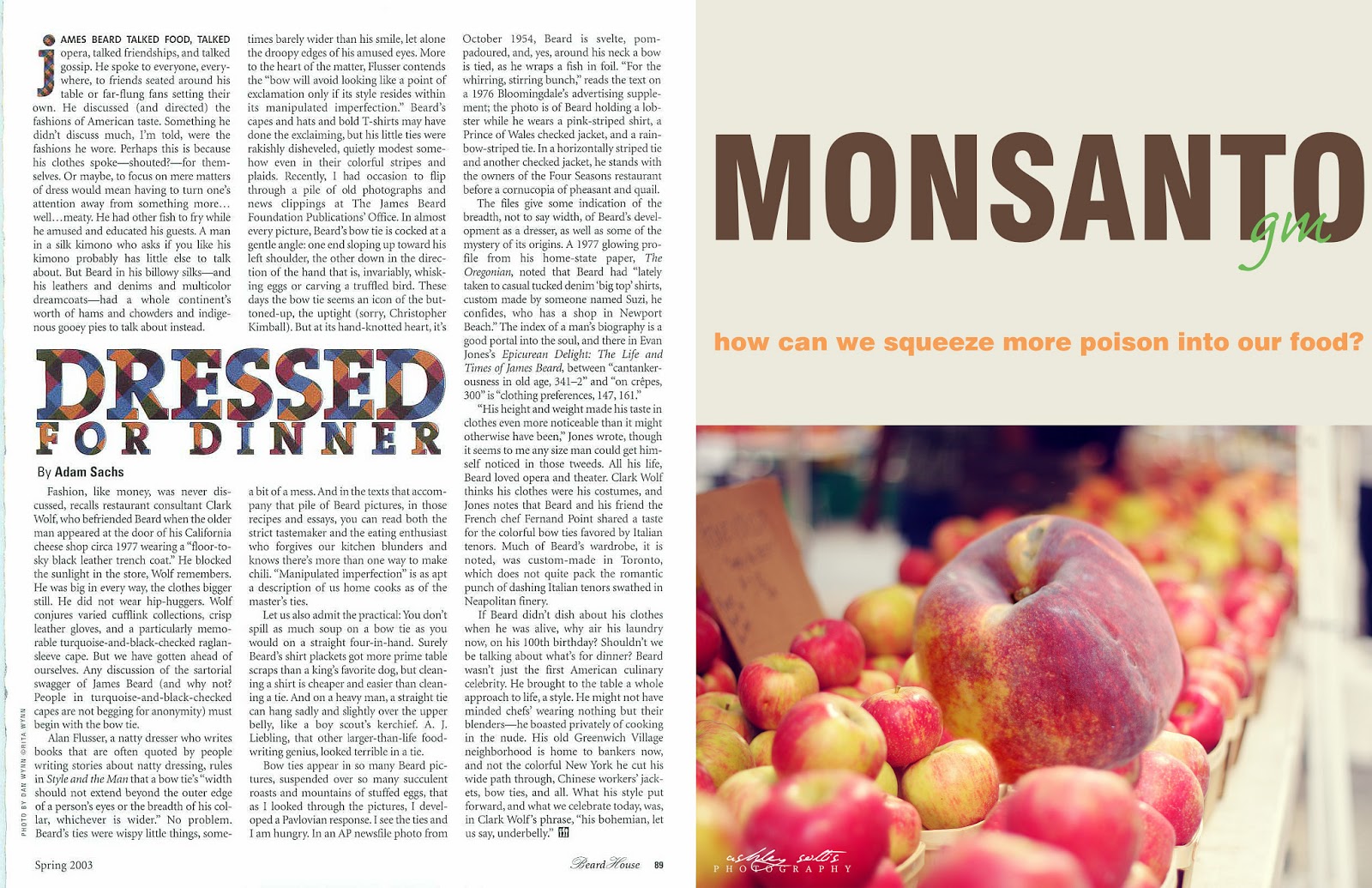 AdvertisingSpring: Ashley Soltis - Monsanto Spoof Advertisement Final