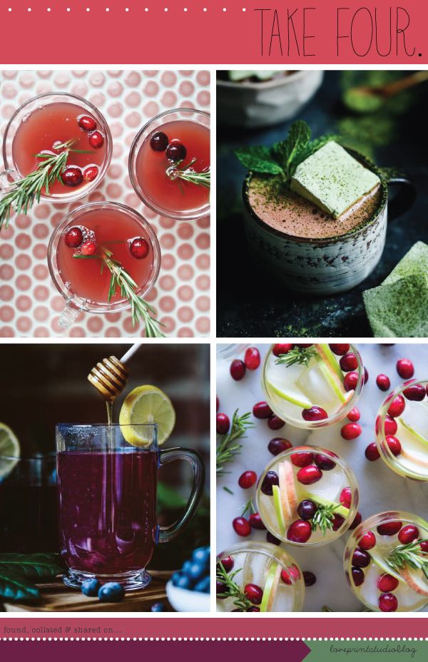 Take Four...festive drinks | love print studio blog
