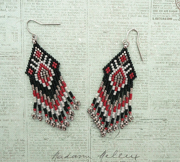 Linda's Crafty Inspirations: Native American Fringe Earrings #46 ...