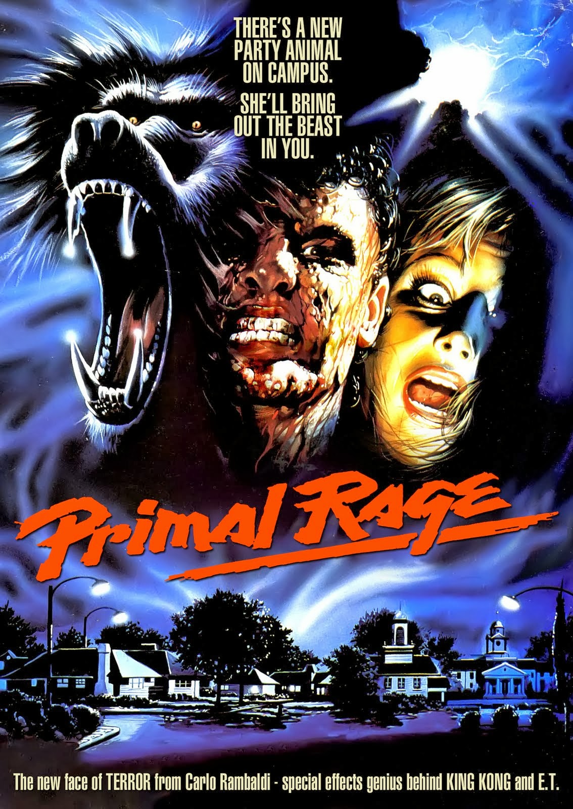 The Horrors of Halloween: PRIMAL RAGE (1988) Posters, Clips and Screencaps