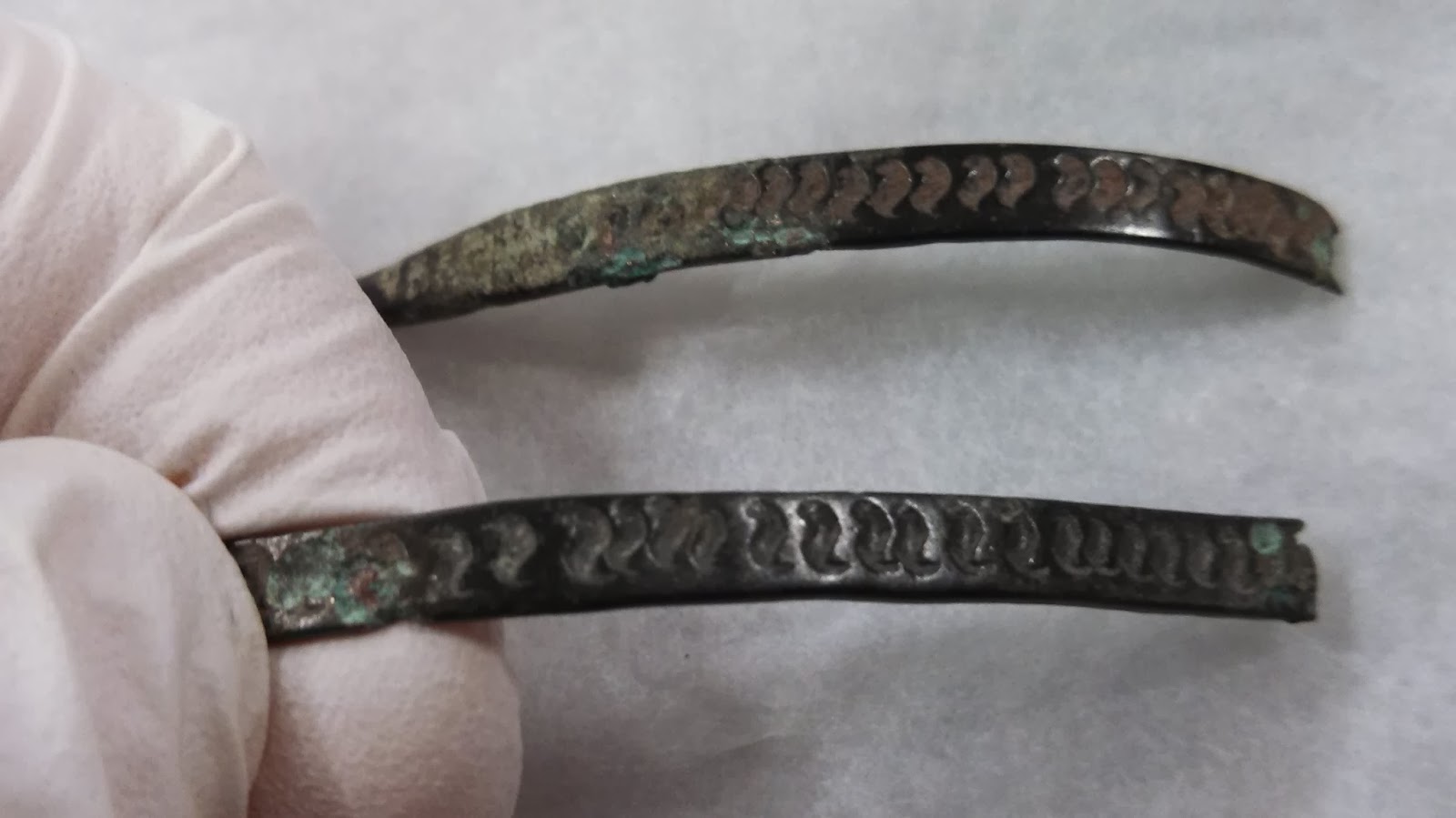 Archaeological Conservation: Copper Alloy Fragments : Treatment
