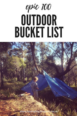 Afterschooling Blog: Epic Kids' Outdoor Bucket List (100 Things!)