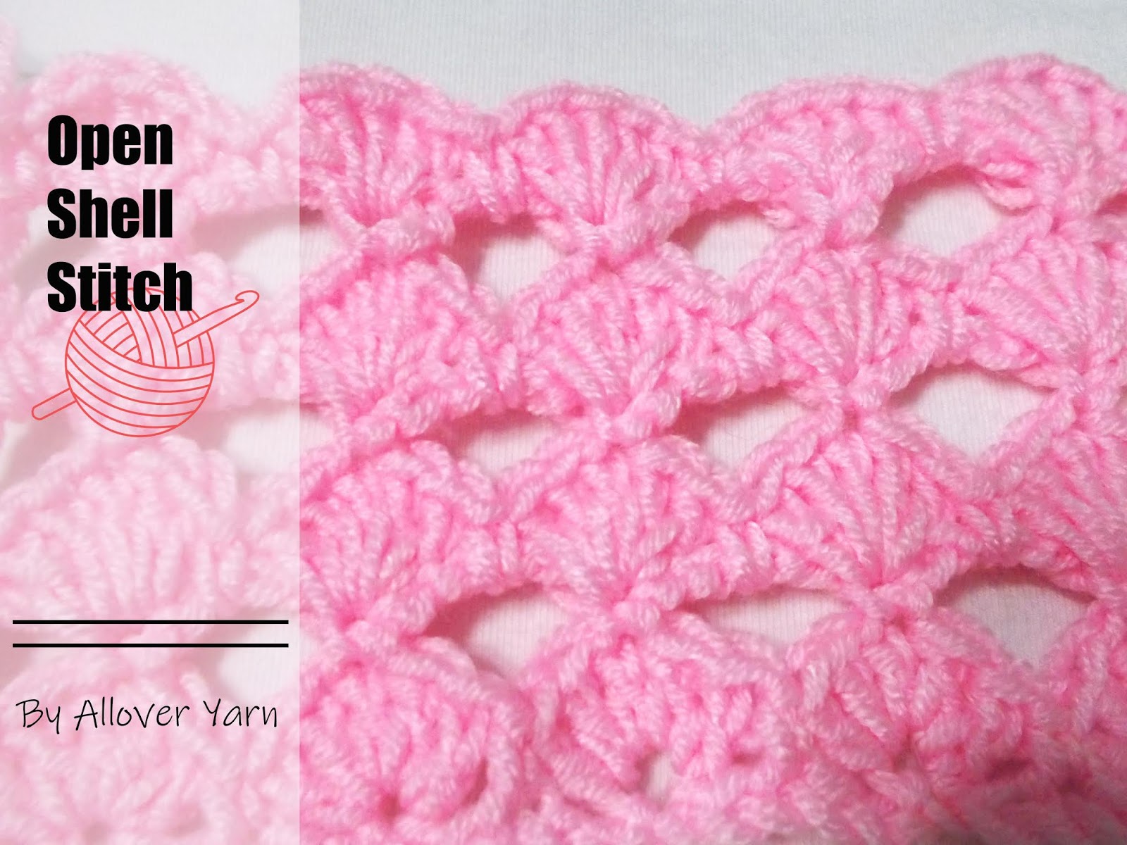 Crochet the Open Shell Stitch