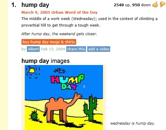 U n P o c o D e T u t t i : Happy Hump Day