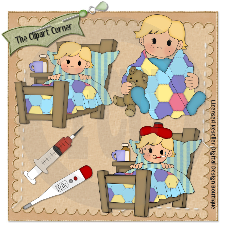 The Clipart Corner: Get Well Boy Clip Art