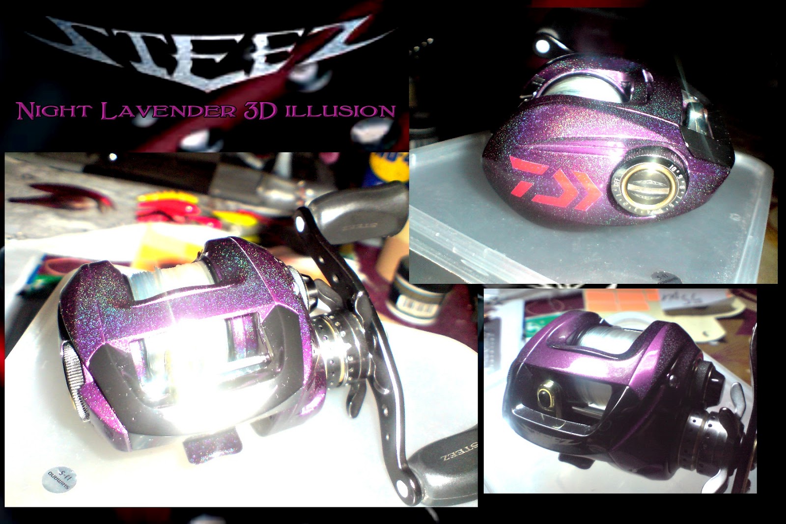 Wizard Design - custom fishing tackle: airbrush reel --- from rm100 - rm150