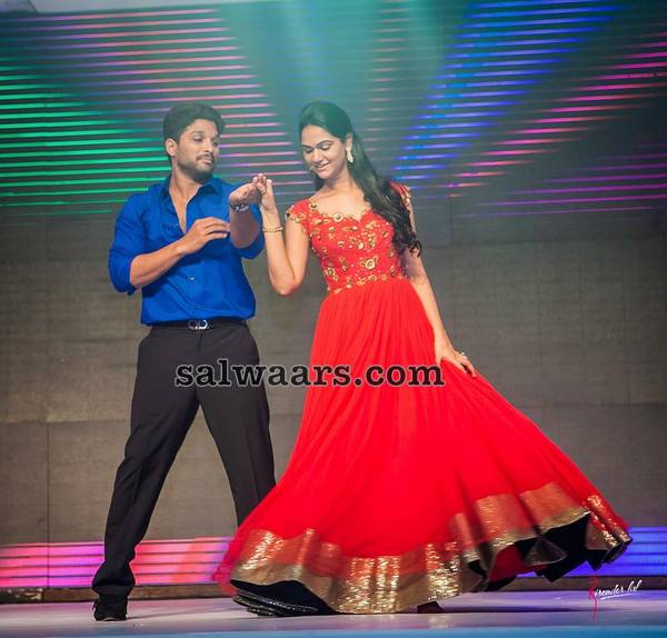 Sneha Reddy Red Floor Length Lehenga - Indian Dresses