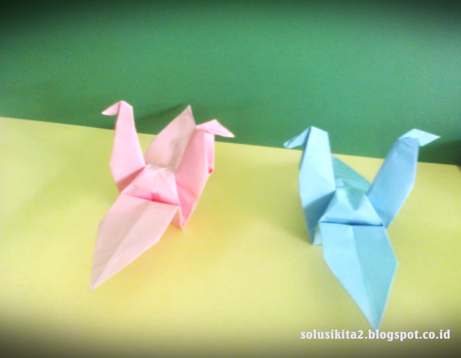 Gambar Burung Dari Kertas Origami - Gambar Burung