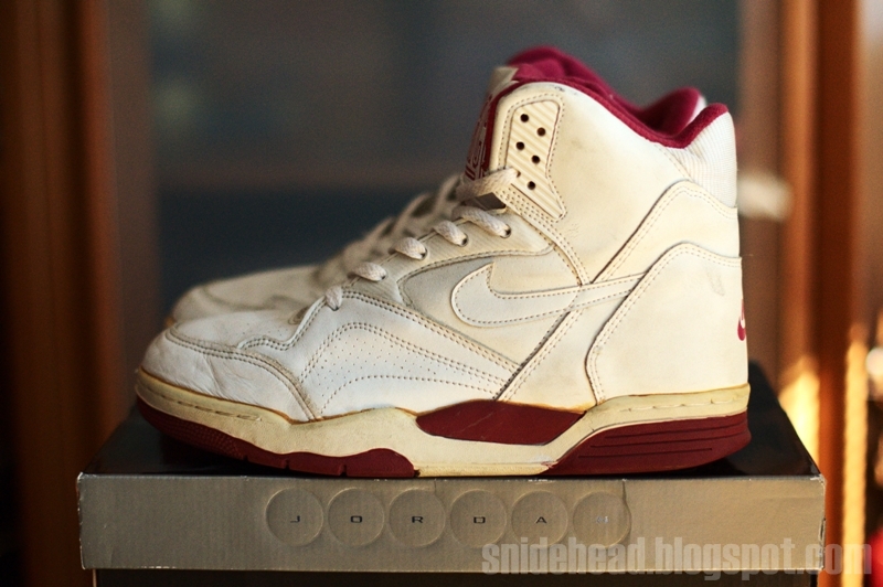 SOLD | 1990 NIKE QUANTUM FORCE II HIGH burgundy US10