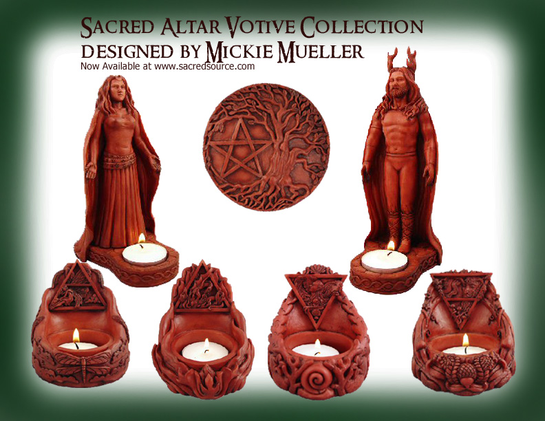 Tales from the Old Wooden Art Table: New Sacred Altar Votive Statues ...