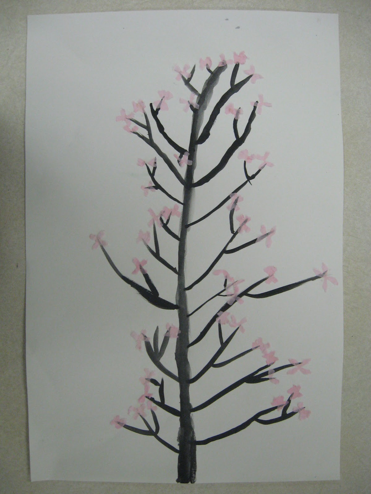 Miss Young's Art Room: 3rd Grade Cherry Blossom Trees