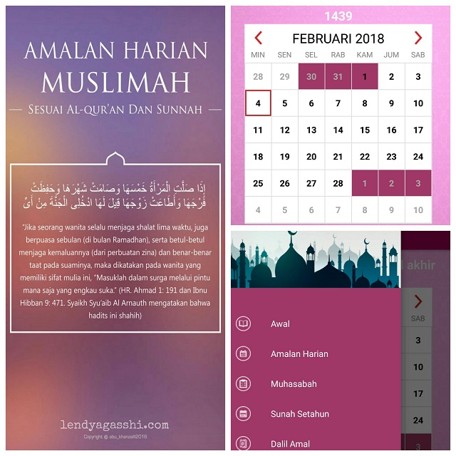 Aplikasi Checklist Amalan Harian Seorang Muslim - catatan kajian ...