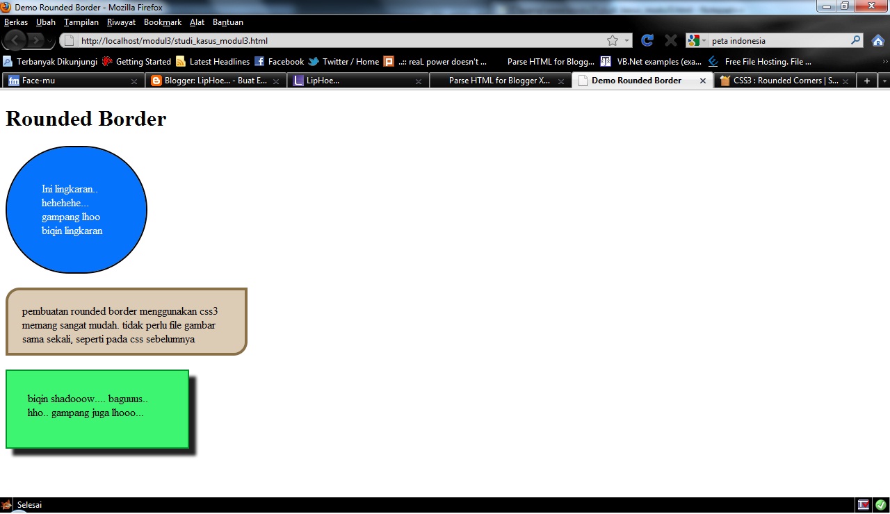 Liphoe : Rounded Border dengan CSS