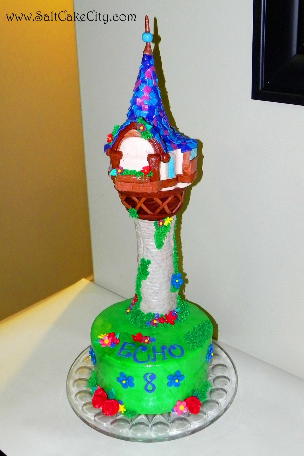 Salt Cake City: Repunzel's Tangled Tower Cake