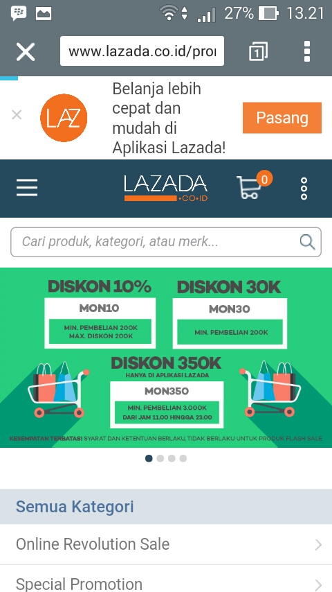 Review Aplikasi Lazada | SCEPOOL