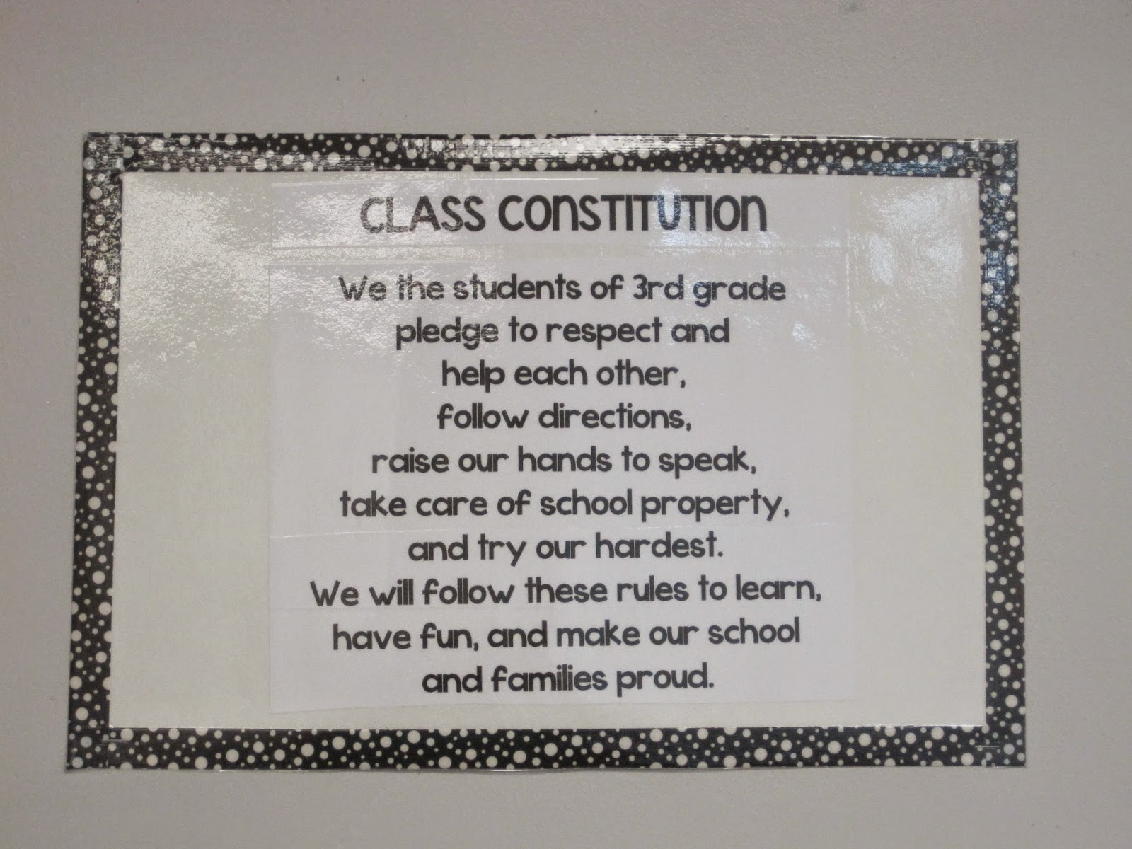 The Third Grade Learning Spot: My Classroom