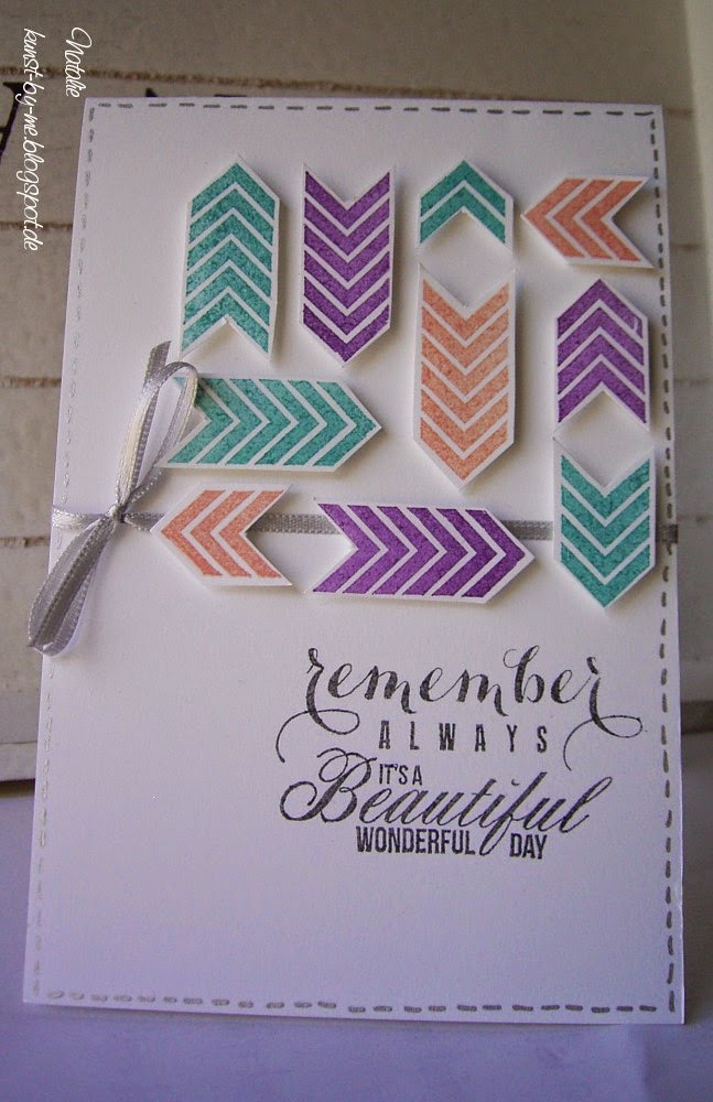 INKognito ~ Cards by Natalie: Chevcronkarte (chevron card)