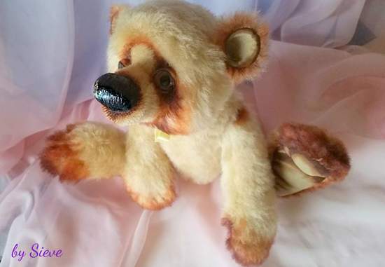 Teddy dreams: Bjork art teddy bear by Sieve