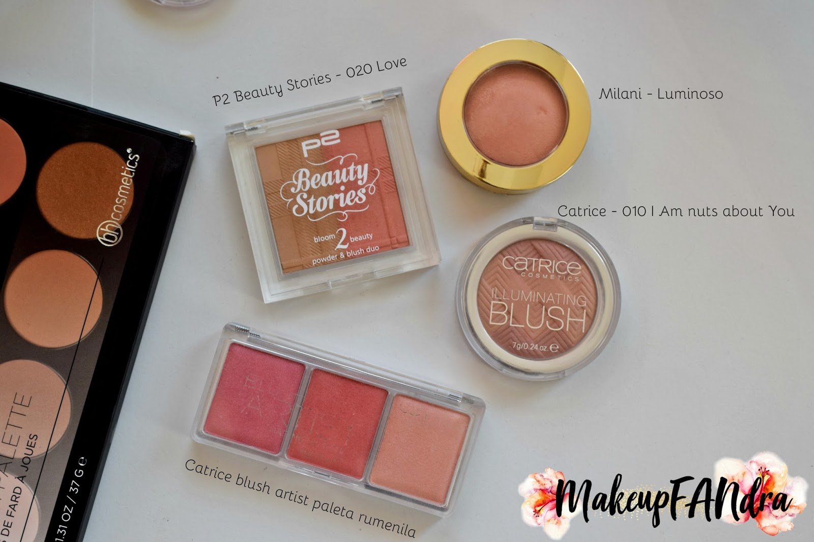 Čišćenje make - up kolekcije - rumenila - - MakeupFANdra