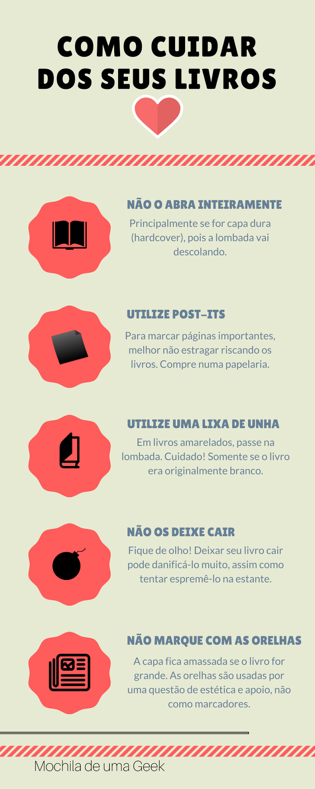 Mochila de uma Geek: Dicas simples para conservar livros!!! Mochila de uma Geek: Dicas simples para conservar livros!!!