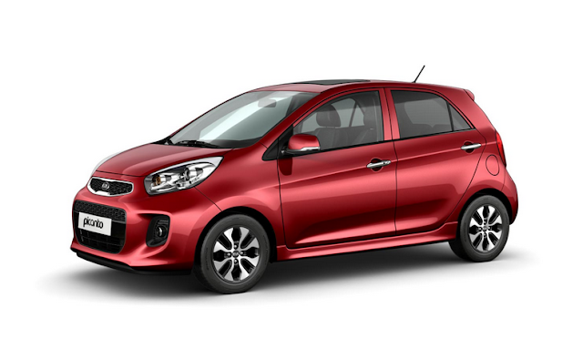 Kia Picanto 2 Restylée (2015 à 2017) - Couleurs, code peinture