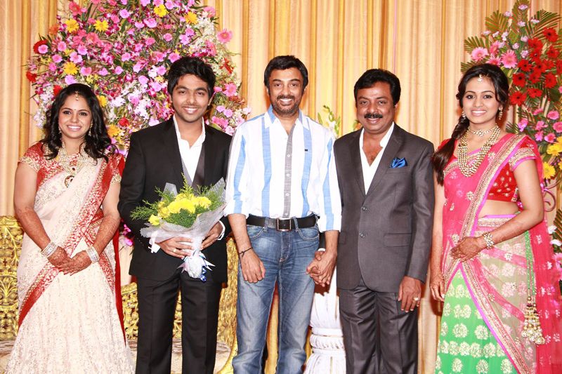 GV Prakash Saindhavi Wedding Reception Photos Gallery